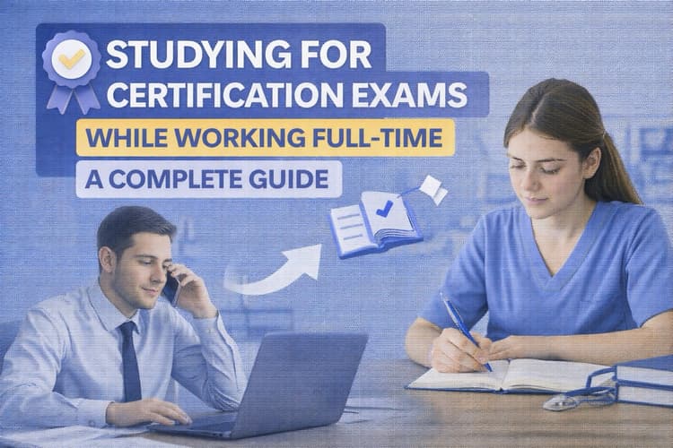 Studying for Certification Exams While Working Full-Time: A Complete ...